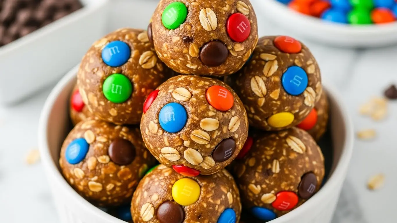 Monster Cookie Protein Balls Recipe - Acken Hub